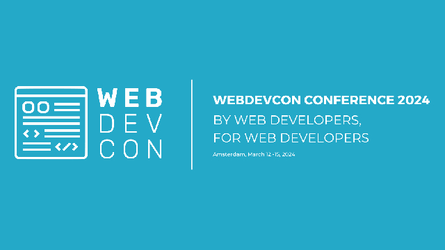 Register for Webdevcon 2024